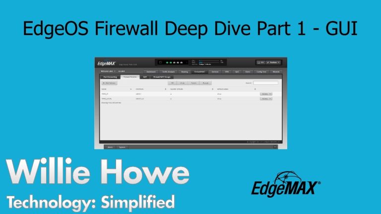 EdgeOS Firewall Interface Overview -EdgeRouter - Willie Howe Technology